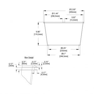 Lexalite 280-297 (12" diameter) - Lighting Plastics of MN (LPM)